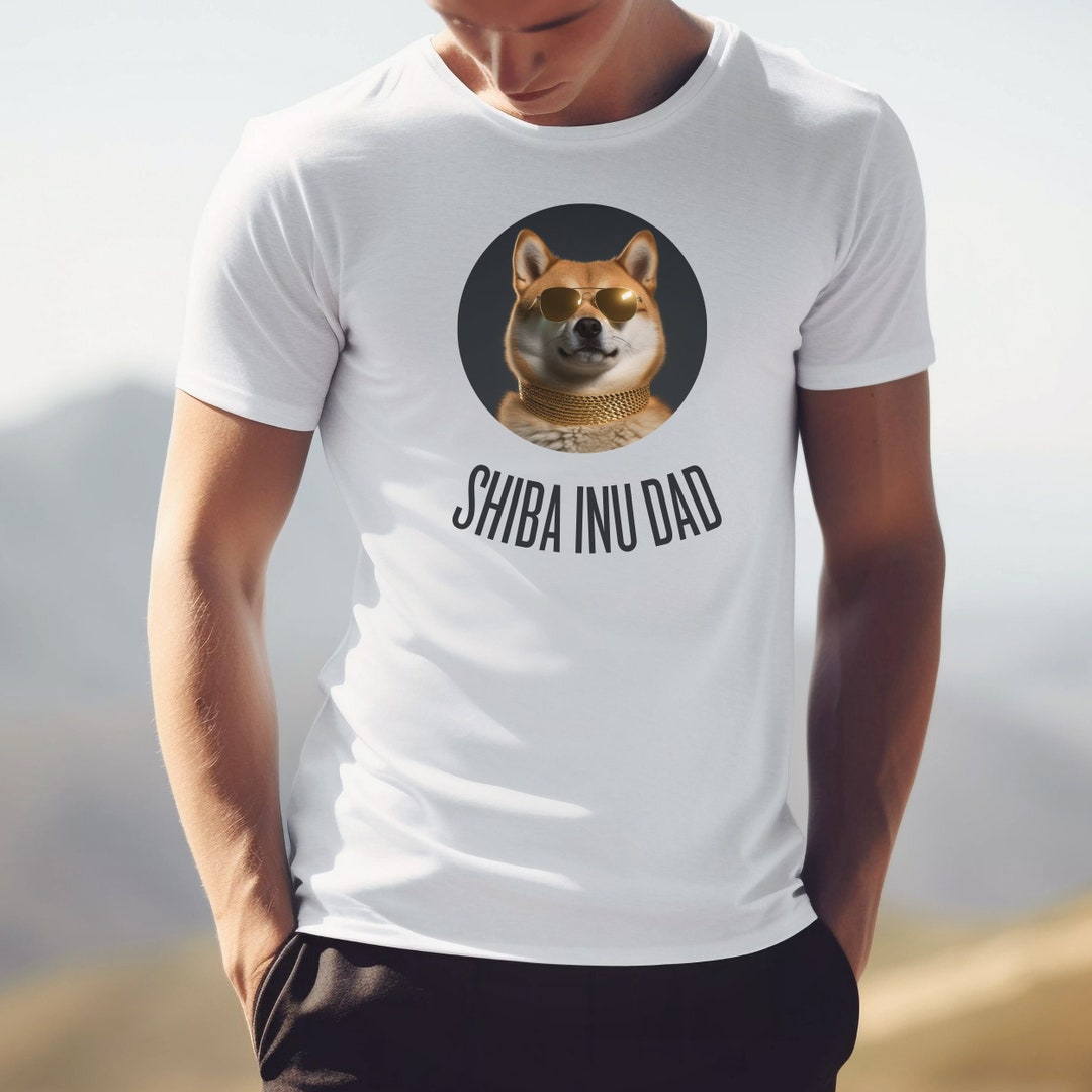 Shiba Inu Dad Shirt, Custom Shiba Inu Tee, Shiba Inu Lover Shirt, Shiba ...