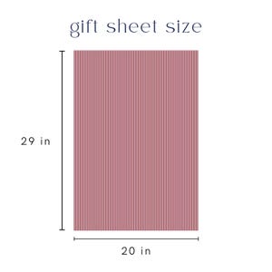 Burgundy Wrapping Paper, Thin Stripe Classic Gift Wrap, Unisex All ...