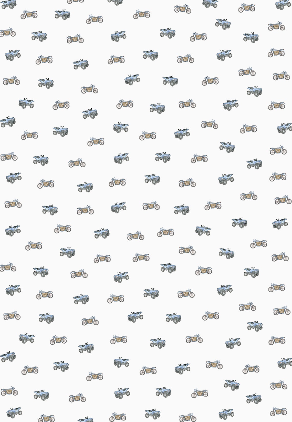 Off Road Vehicle Wrapping, Motorcycle Gift Wrap, Birthday Party for Boy ...