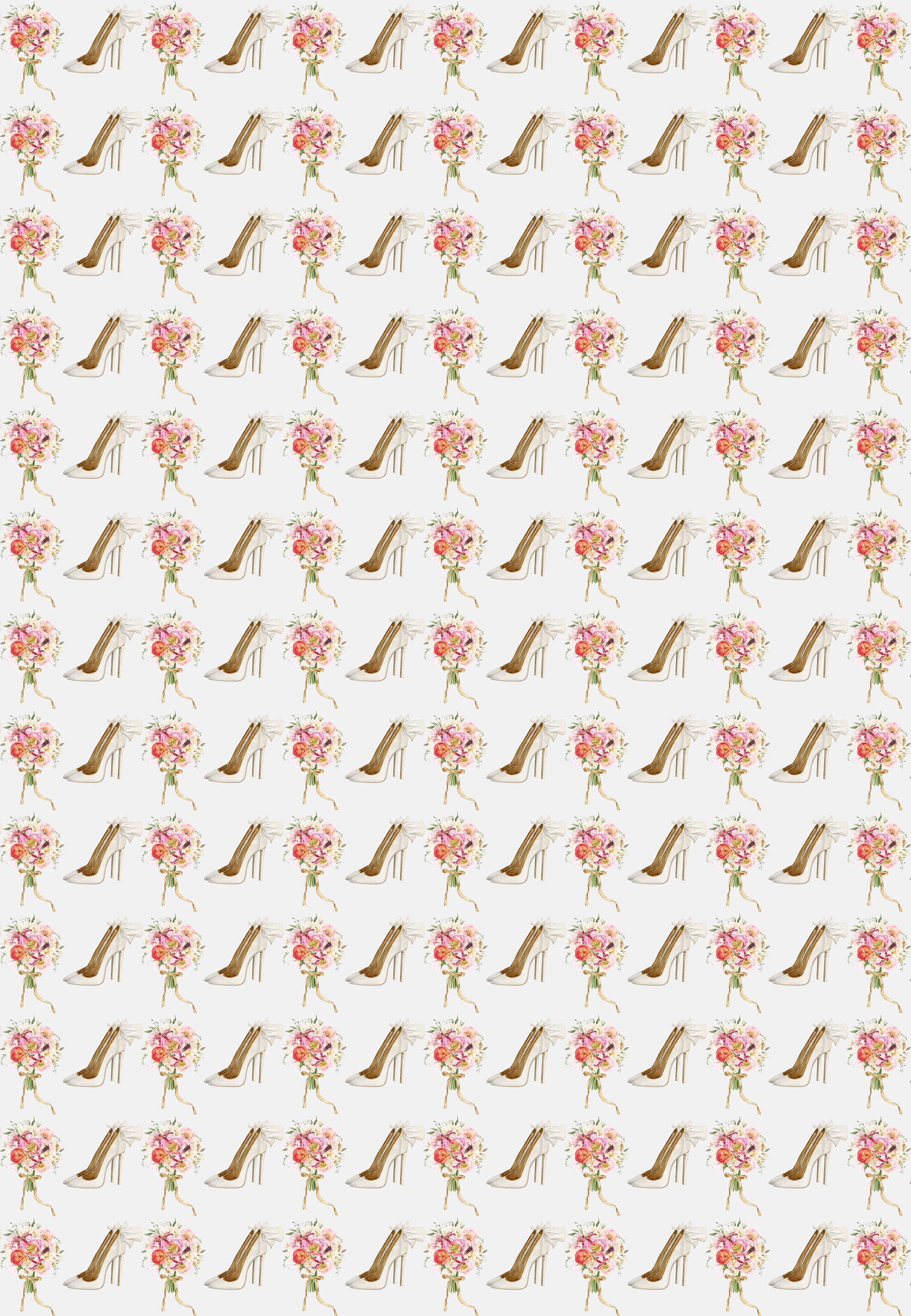 Wedding Wrapping Paper, Bridal Shower Gift Wrap, Engagement Party Gift ...