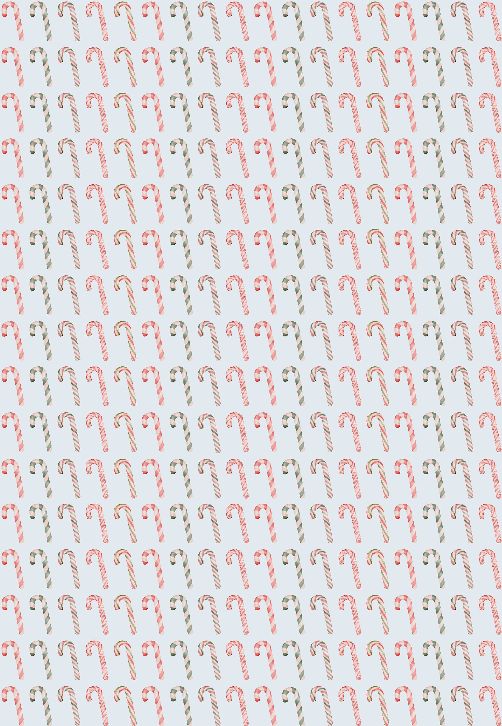 Candy Cane Wrapping Paper, Christmas Gift Wrap, Holiday Wrapping - Etsy