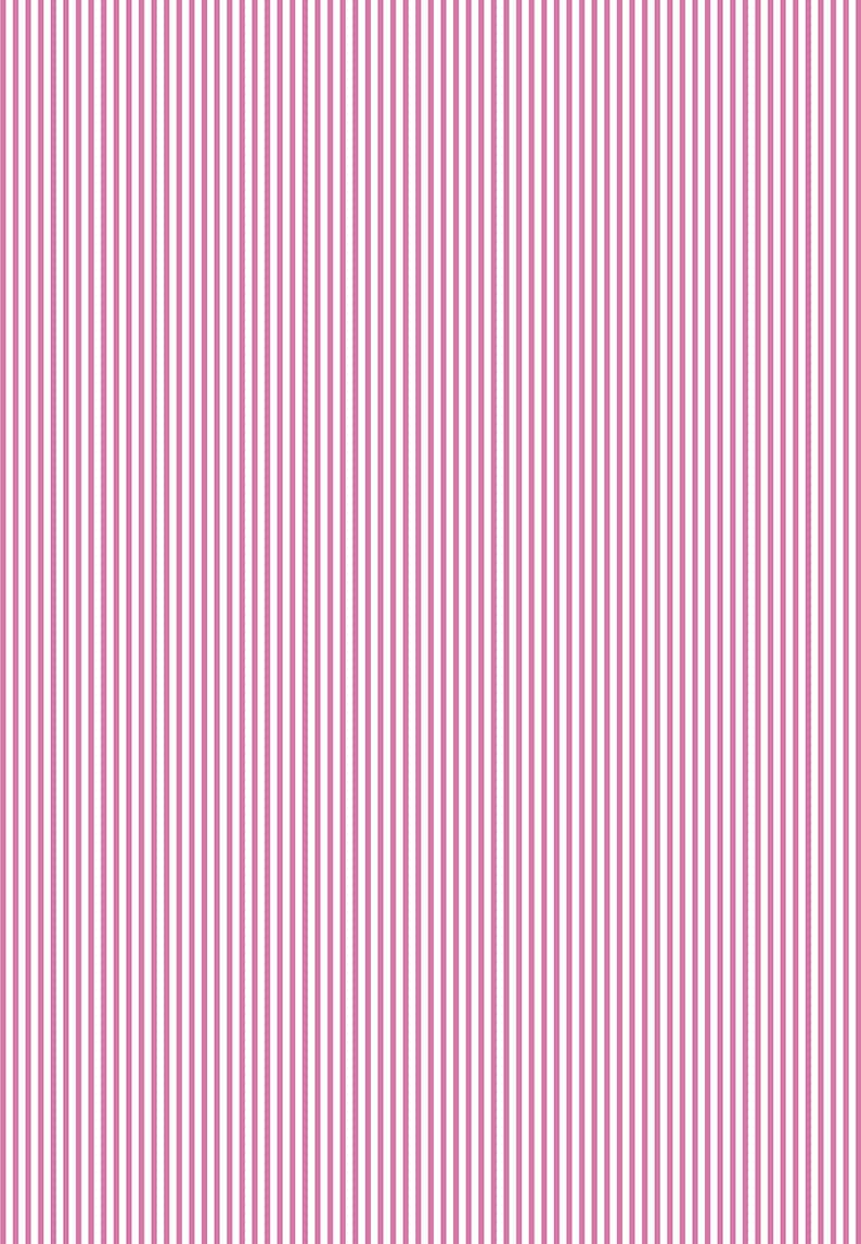 Pink Striped Gift Wrap, Oxford Stripe Wrapping Paper, Preppy Gift Wrap ...