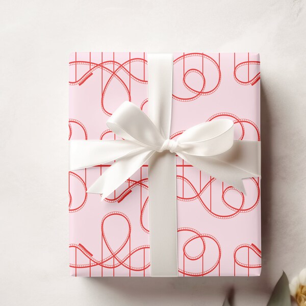 Roller Coaster Wrapping Paper - Etsy