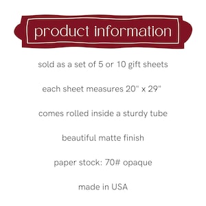 Burgundy Wrapping Paper, Thin Stripe Classic Gift Wrap, Unisex All ...