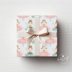 Ballerina Wrapping Paper, Ballet Gift Wrap, Ballet Birthday Party ...
