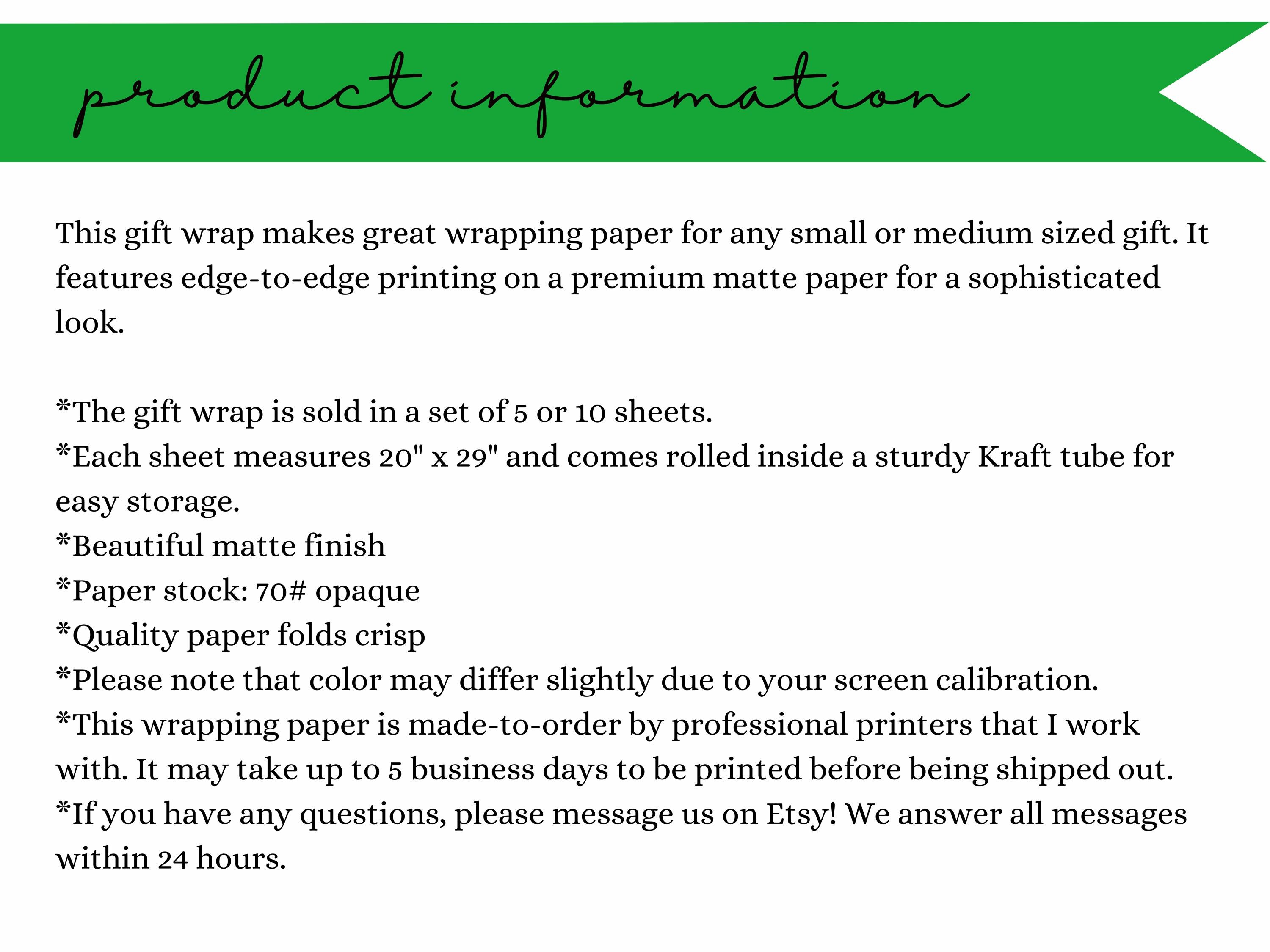 Snakes Gift Wrap, Reptile Wrapping Paper, Quality All Occasion Gift ...