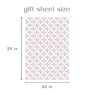 Colorful Lights Gift Wrap, Illustrated Holiday Wrapping Paper, Pink ...