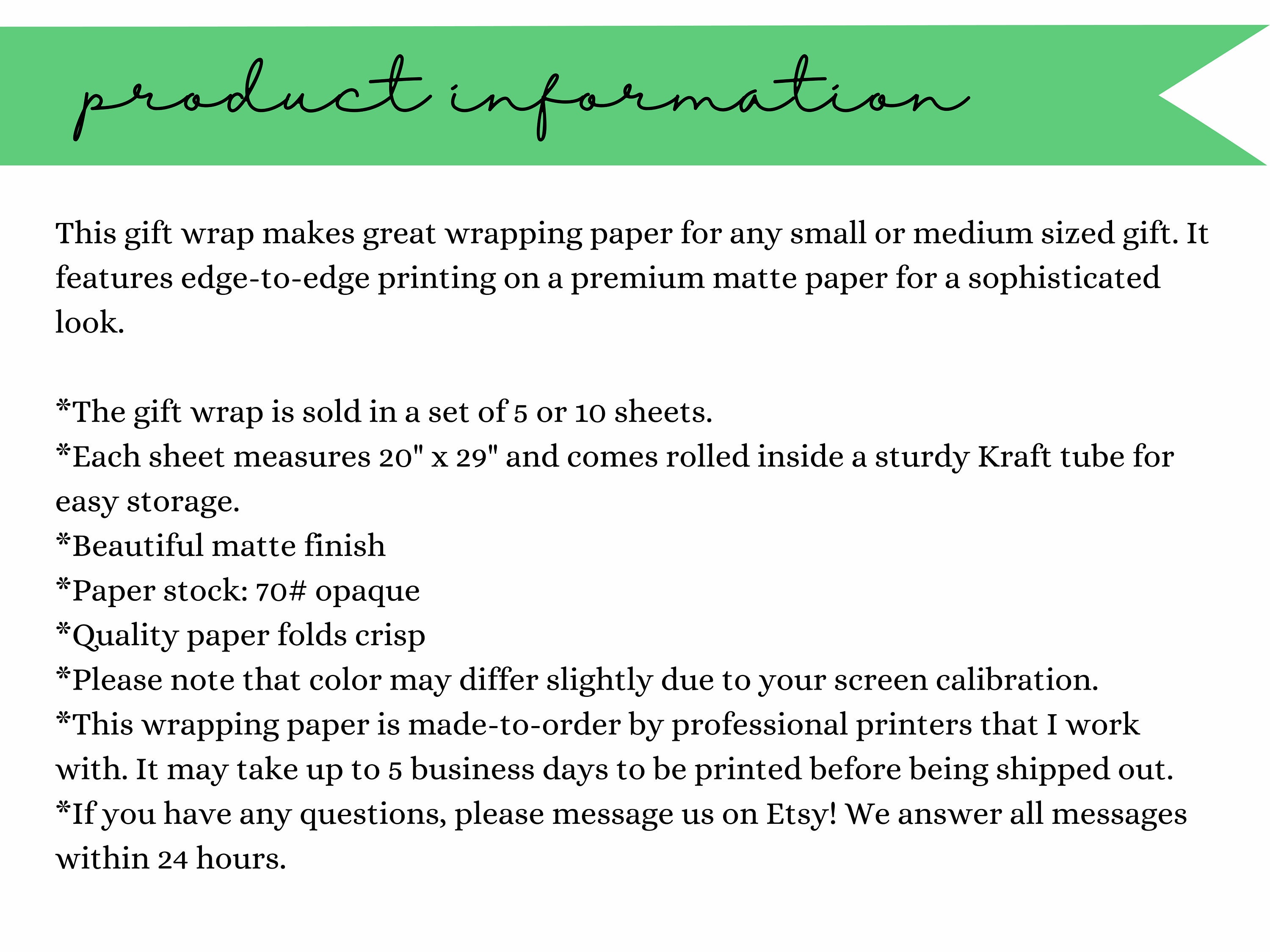 Beetle Wrapping Paper, Insect and Bugs Gift Wrap, Illustrated Wrap ...