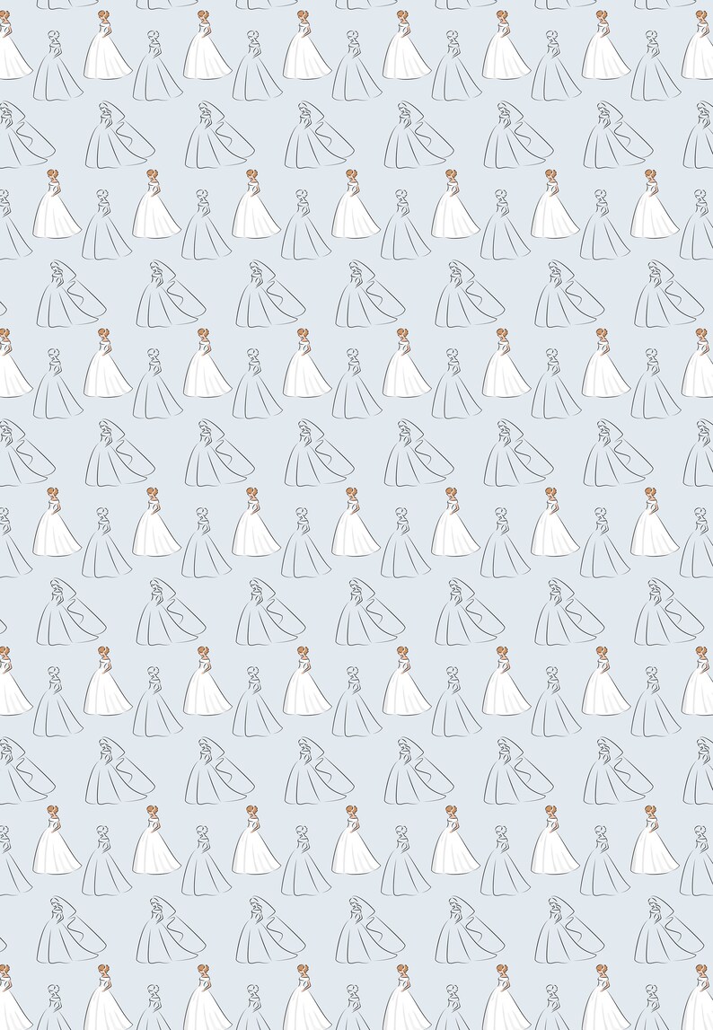 Bridal Shower Gift Wrap With Minimalist Design - Etsy