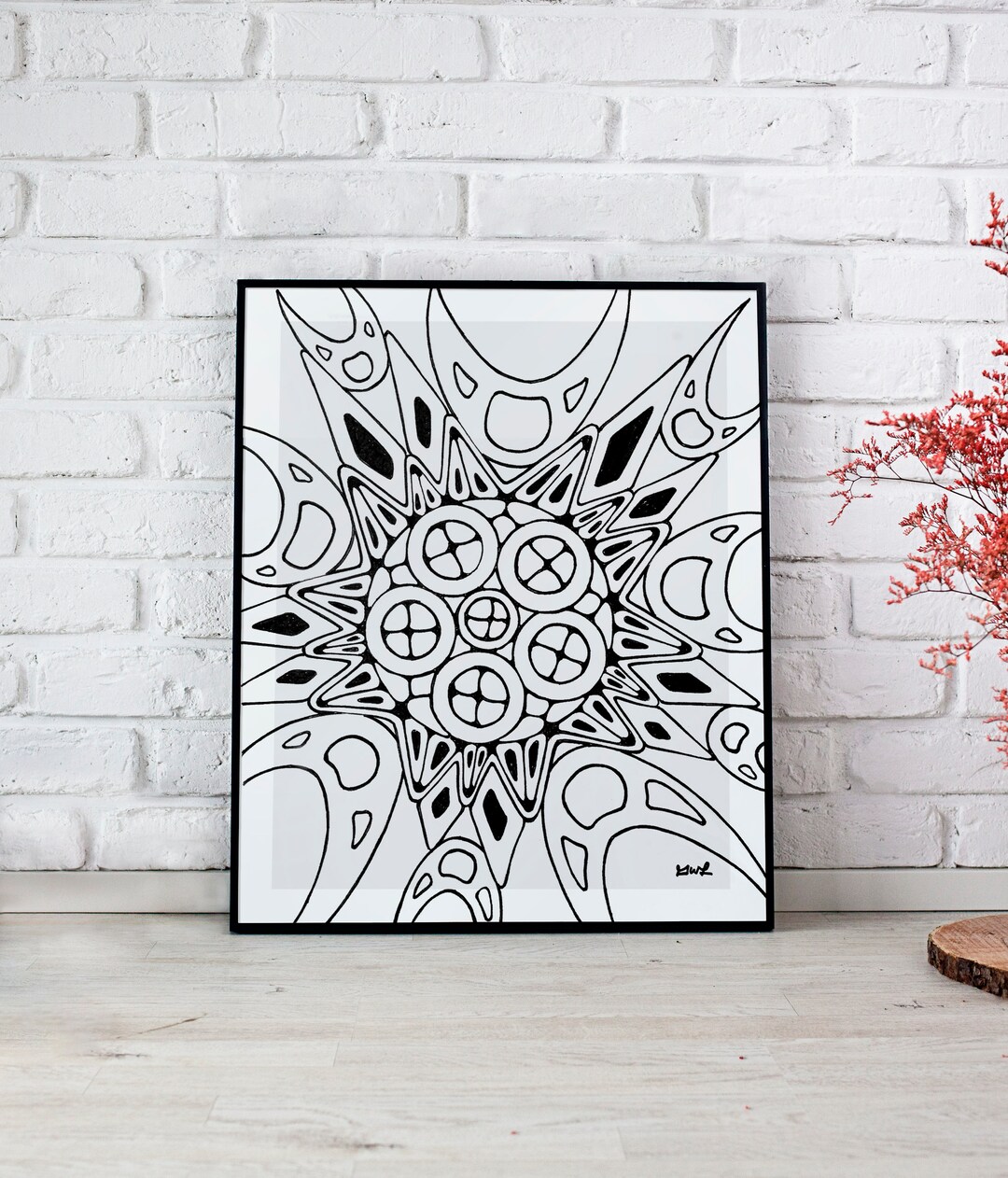 Harvest Moon Phases | “under the Fall Moon" | Autumn Inspired Handdrawn ...