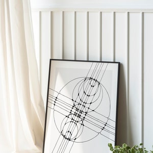 Moon Line Art | “levones” | Digital Print | Printable Art | Unique ...