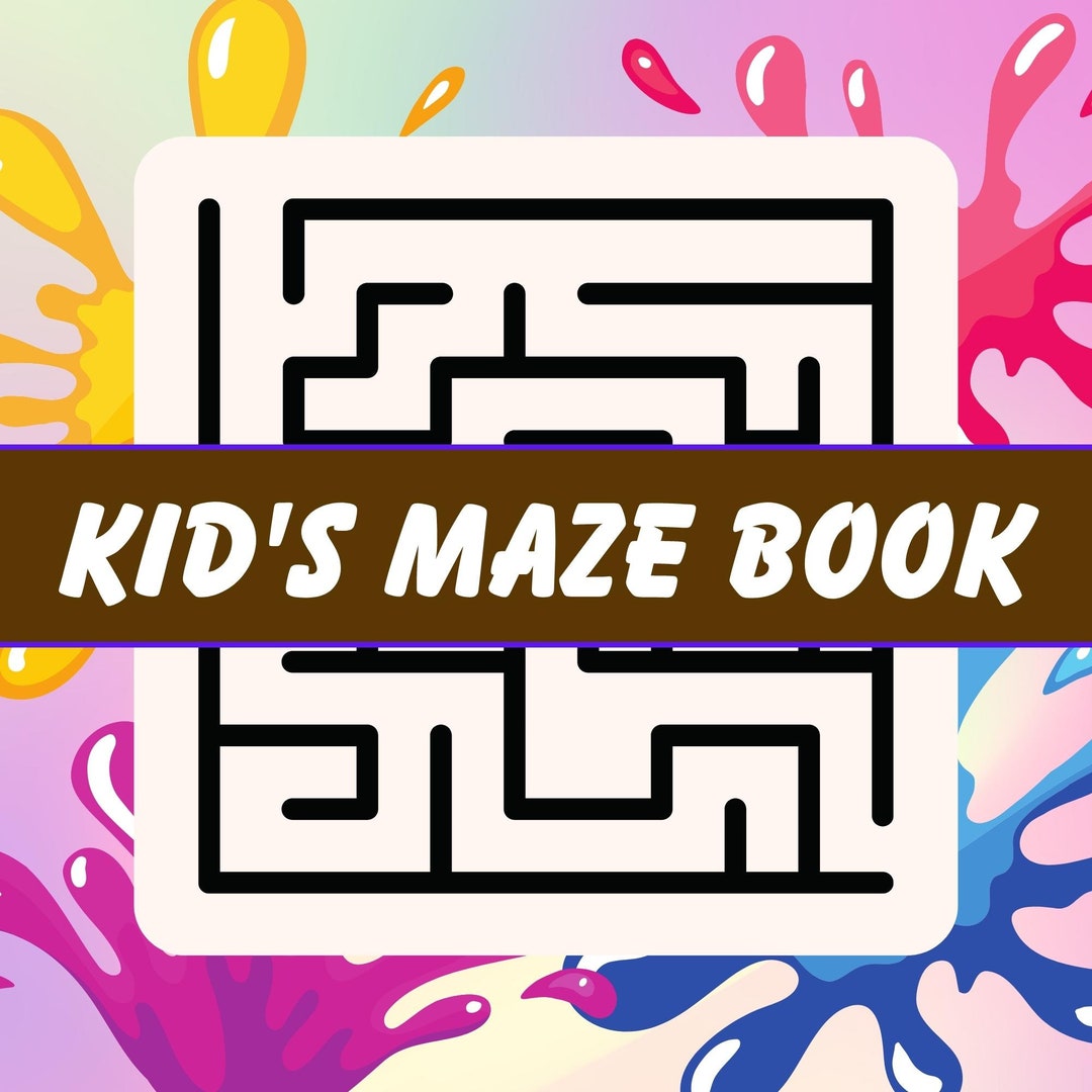 Printable Maze Activity Pages Interactive Printable Digital - Etsy