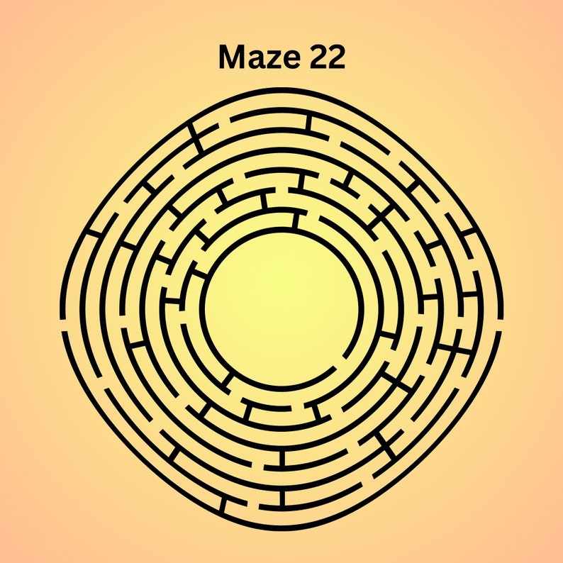 Printable Maze Activity Pages Interactive Printable Digital - Etsy