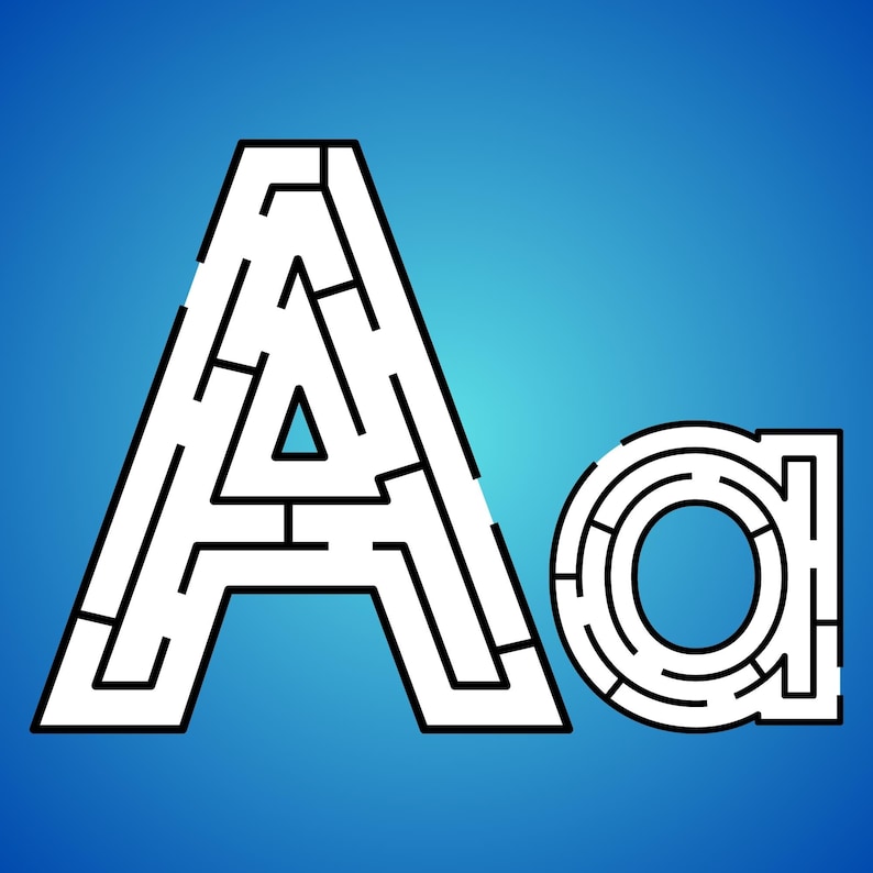 Printable Maze Activity Pages Interactive Printable Digital - Etsy