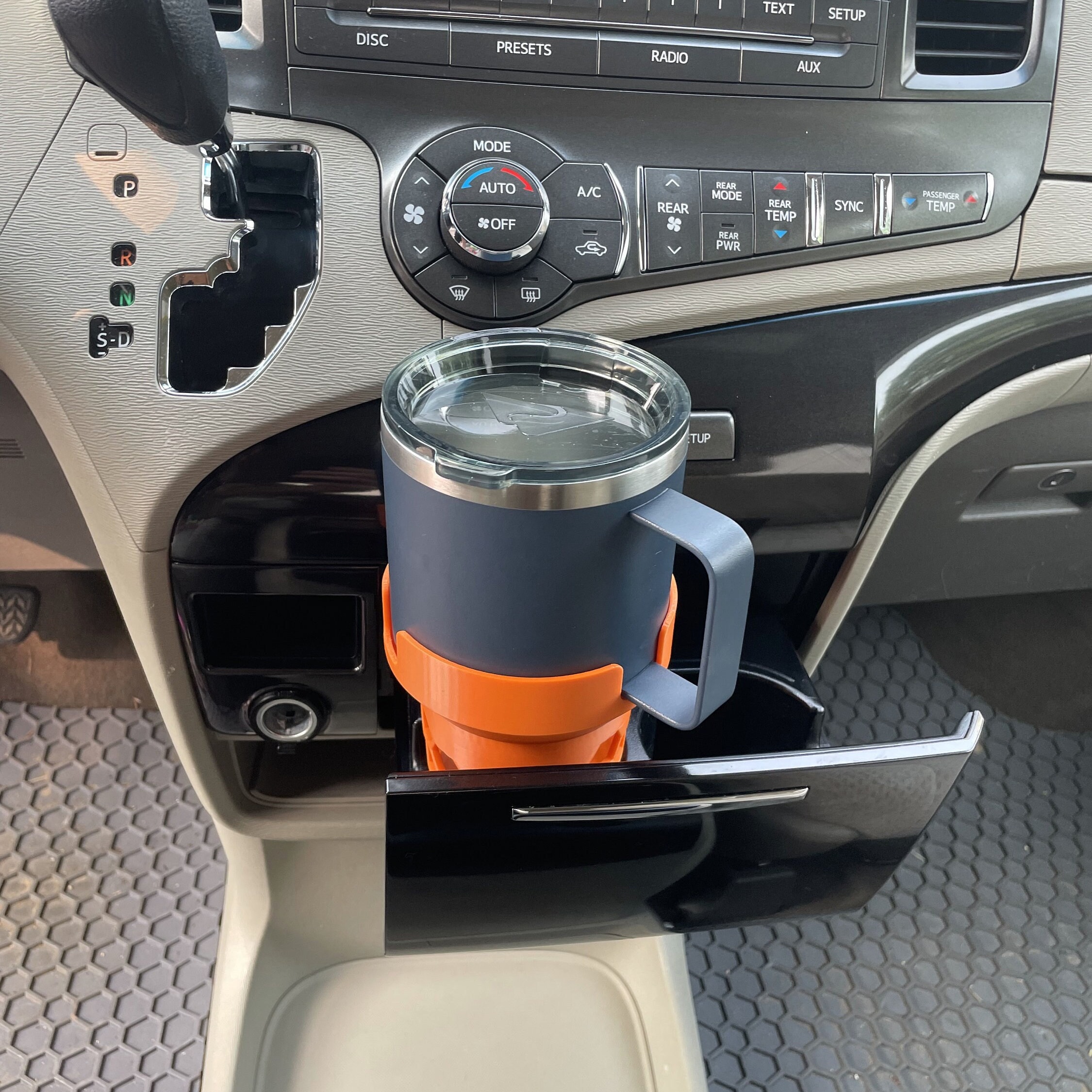 Hex Cupholder Adapter for 14oz Coffee Mug Fits Yeti, Ozark Trail, and ...