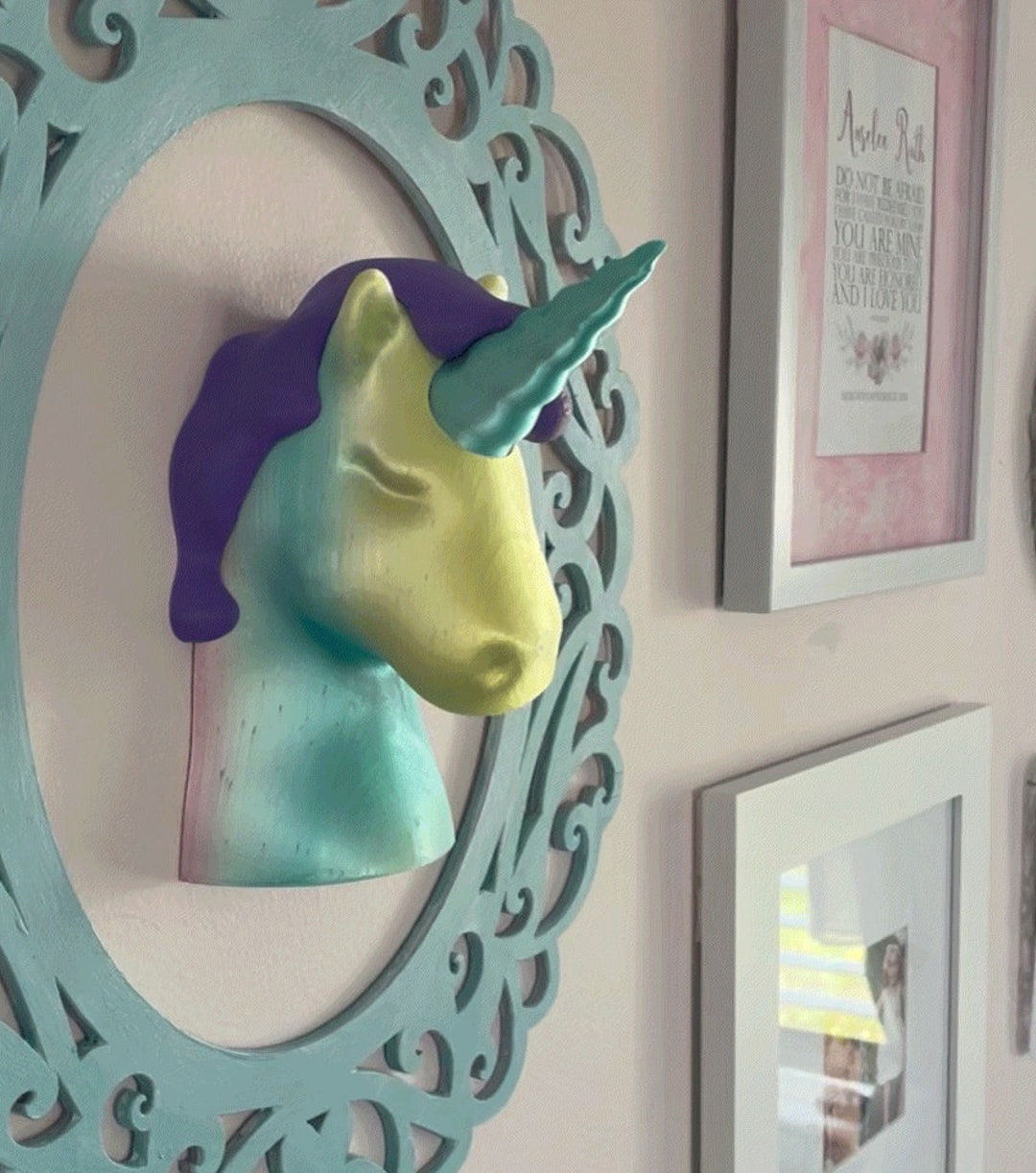 Rainbow Unicorn Wall Hook Bedroom Playroom Nursery - Etsy