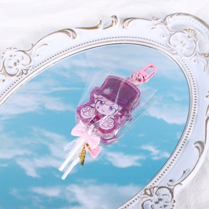 Genshin Impact Lyney and Lynette Lolipop Keychain - Etsy