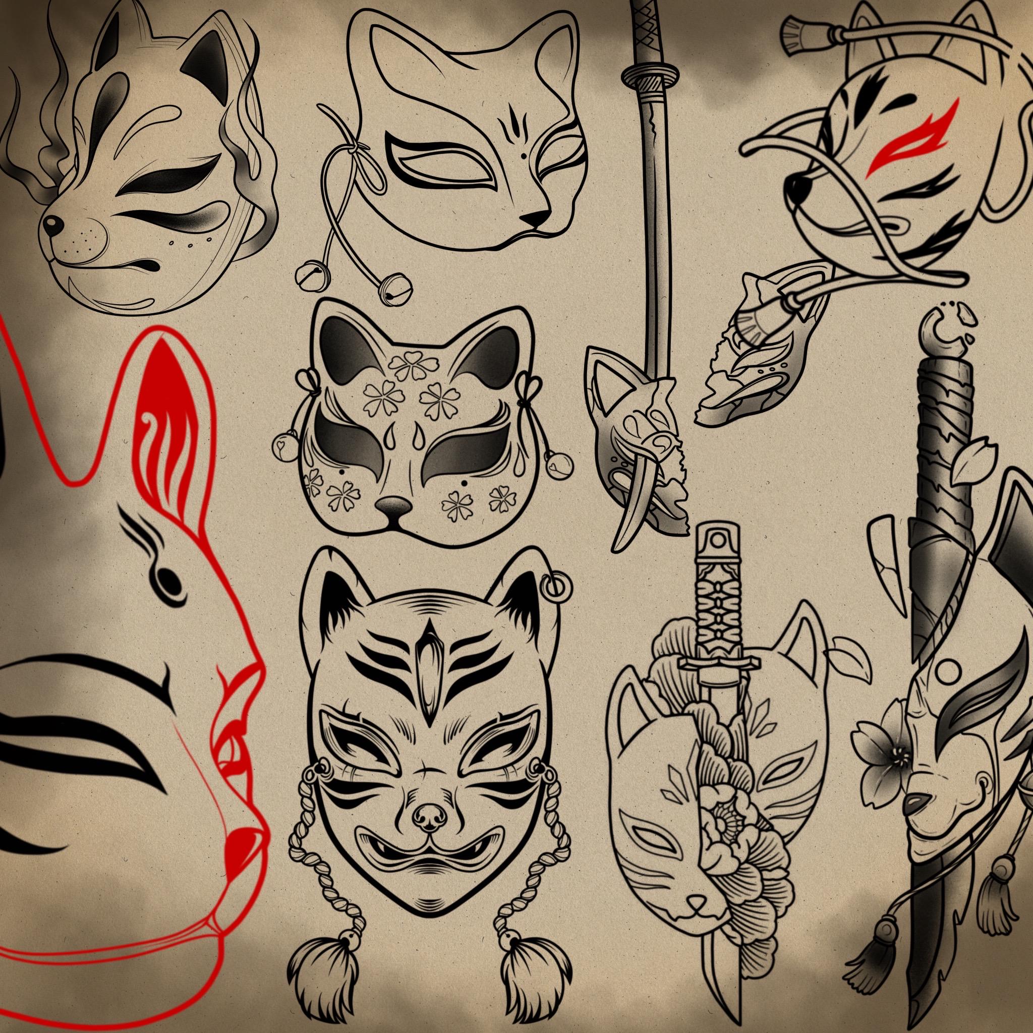 160 Procreate Japanese Stamps | Tattoo Stencils | Kio Fish | Japan ...