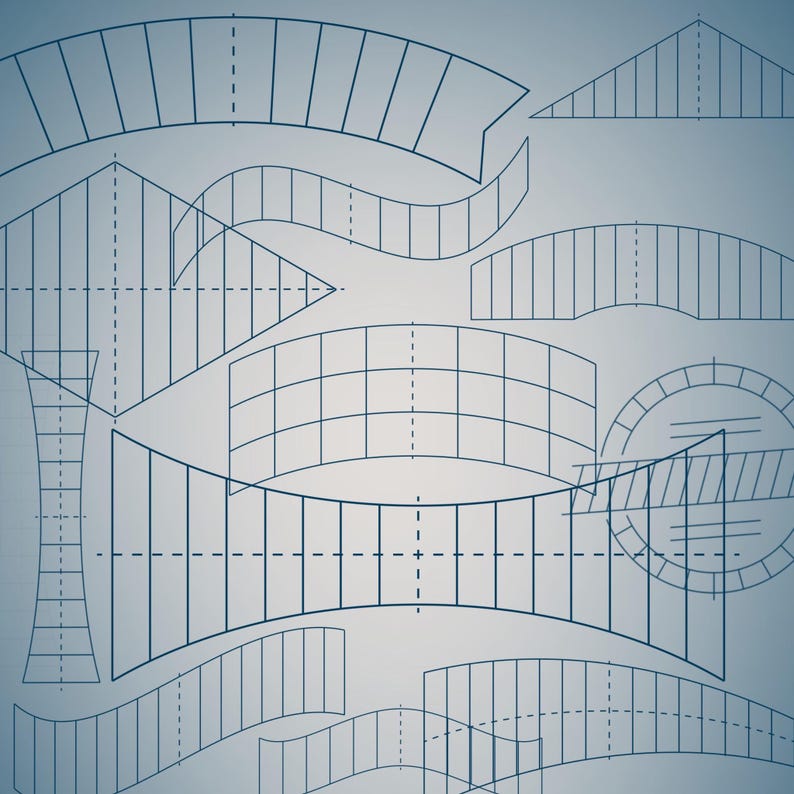 70 Procreate Lettering Grid Stamps | Lettering Template | Calligraphy ...
