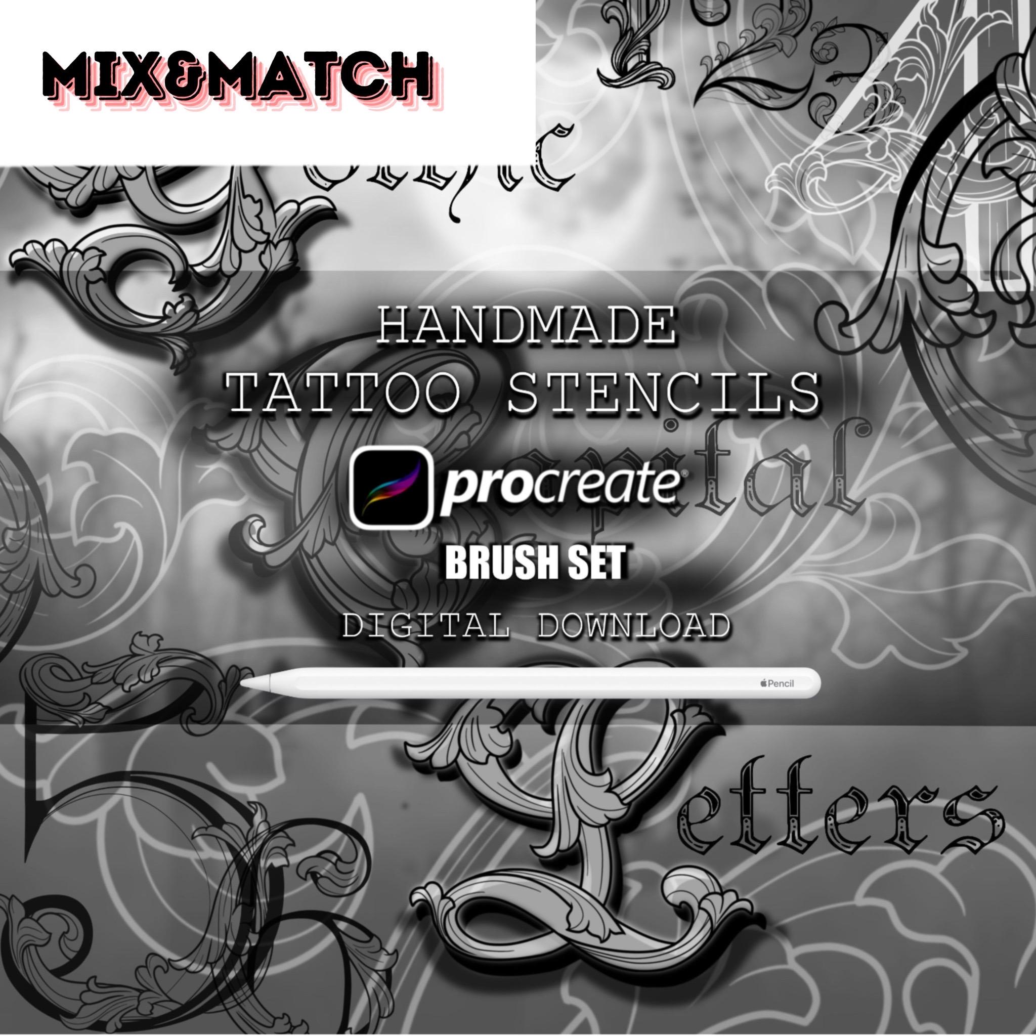 Hand Drawn Vintage Gothic Capital Alphabet Letters Font | Leaf Style ...