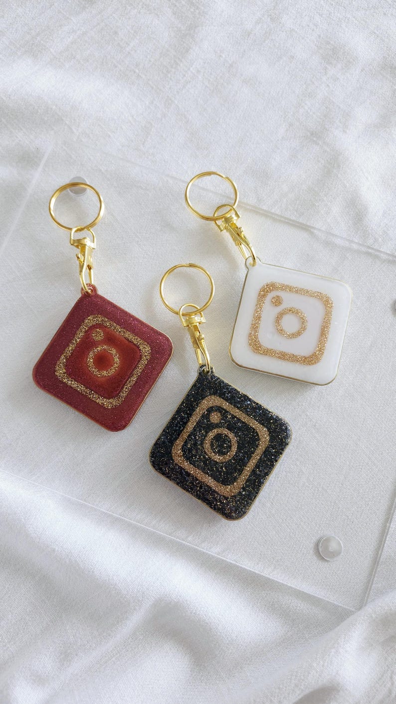 NFC Business Keychain | Instagram Smart NFC Keychain for Social Media ...