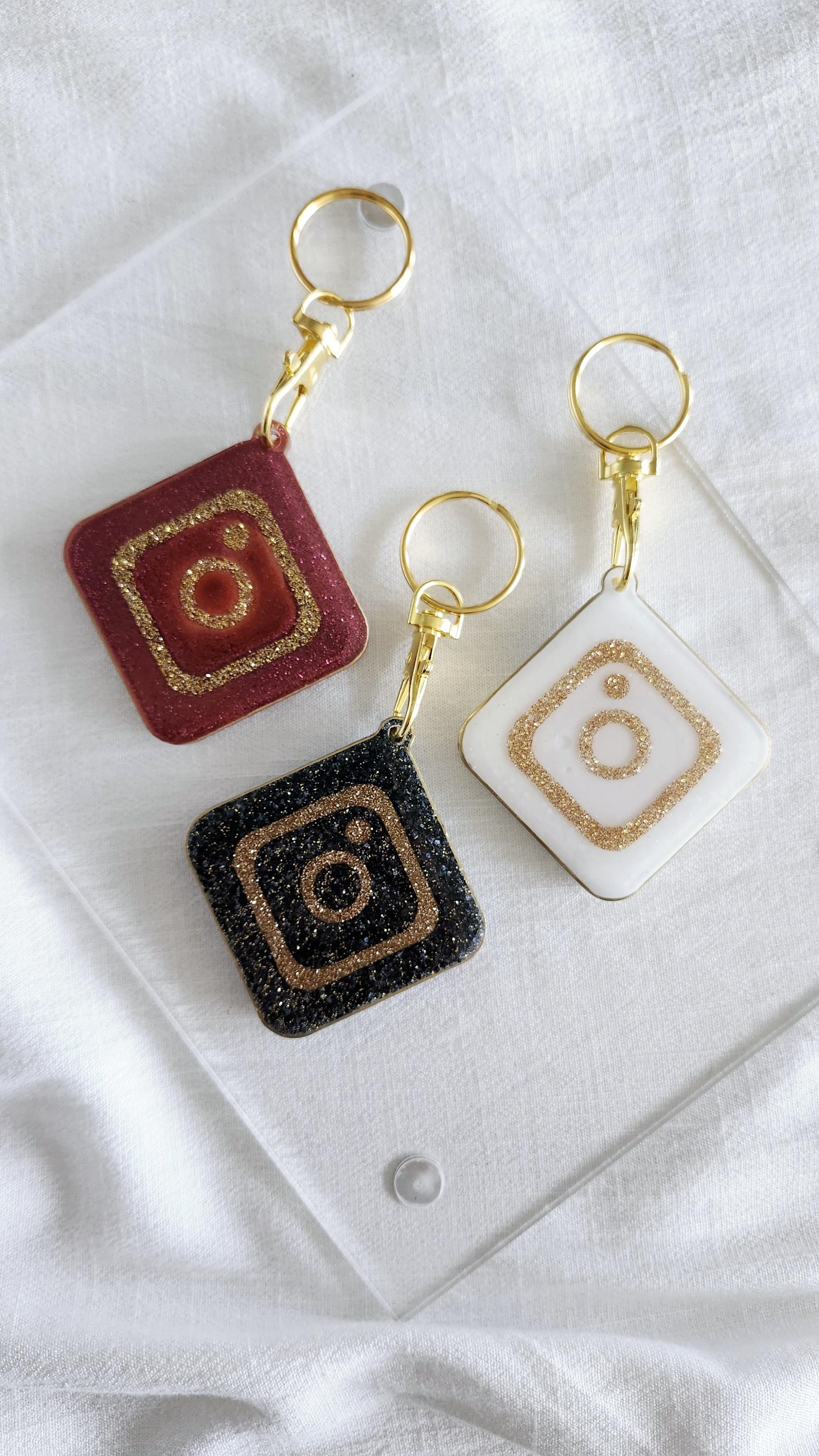 NFC Business Keychain | Instagram Smart NFC Keychain for Social Media ...