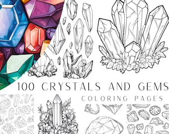 gem coloring pages free
