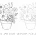 25 Floral Cactus and Succulent Coloring Pages - Adult Coloring Book ...