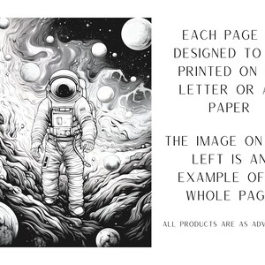 50 Galactic Astronaut Coloring Pages - Kids and Adult Coloring Book ...