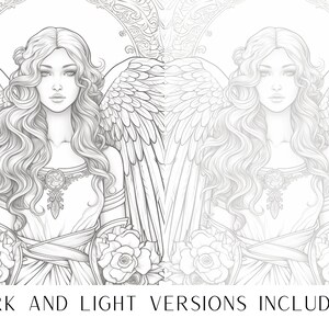 25 Heavenly Angel Coloring Pages - Adult and Kids Coloring Book ...