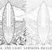 50 Patterned Surfboard Coloring Pages - Adults and Kids Coloring Book ...