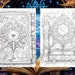 50 Magical Spellbook Coloring Pages - Adult and Kids Coloring Book ...