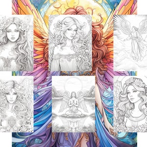 25 Heavenly Angel Coloring Pages - Adult and Kids Coloring Book ...