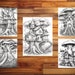 100 Enchanted Treehouse Coloring Book - Adult Coloring Pages, Grayscale ...