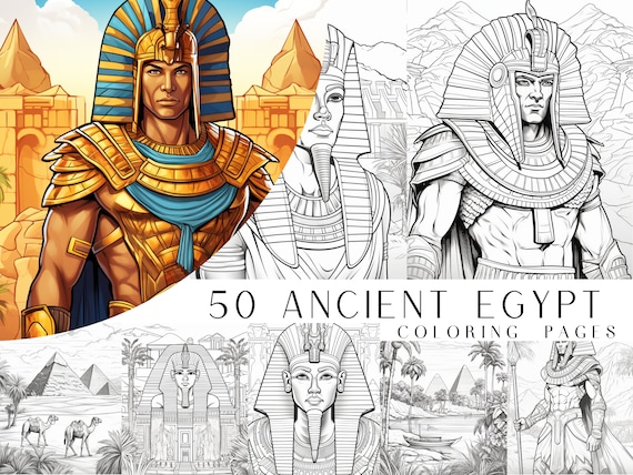 Ancient Egyptian Coloring Pages [2025]