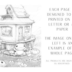 50 Kawaii Tiny Home Coloring Pages - Adult and Kids Coloring Book ...