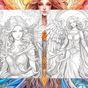 25 Heavenly Angel Coloring Pages - Adult and Kids Coloring Book ...