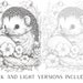 50 Cute Floral Baby Animal Coloring Pages Adult and Kids Coloring Book ...