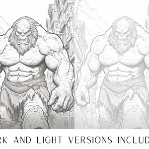 25 Fantasy Giant Coloring Pages - Adult and Kids Coloring Book, Fantasy ...
