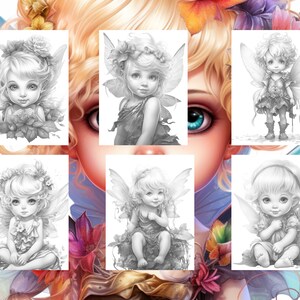 25 Adorable Baby Fairy Coloring Pages - Adult and Kids Coloring Book ...