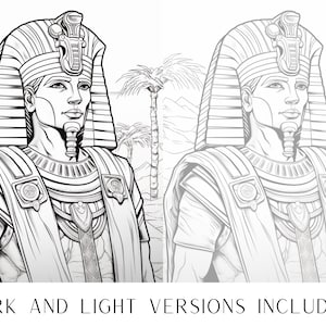 50 Ancient Egypt Coloring Pages - Adult and Kids Coloring Book, History ...