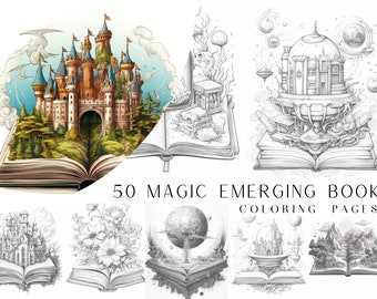 25 Enchanted Mushroom House Coloring Pages Adult and Kids Coloring Book ...