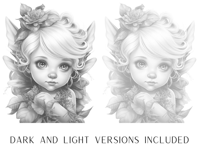 25 Adorable Baby Fairy Coloring Pages - Adult and Kids Coloring Book ...