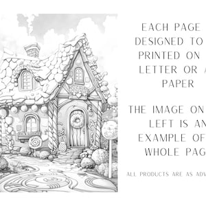 25 Cute Candy House Coloring Pages - Adult and Kids Coloring Book ...