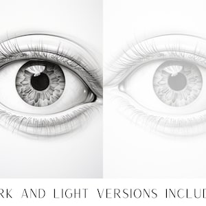 25 Realistic Human Eye Coloring Pages - Adult and Kids Coloring Book ...
