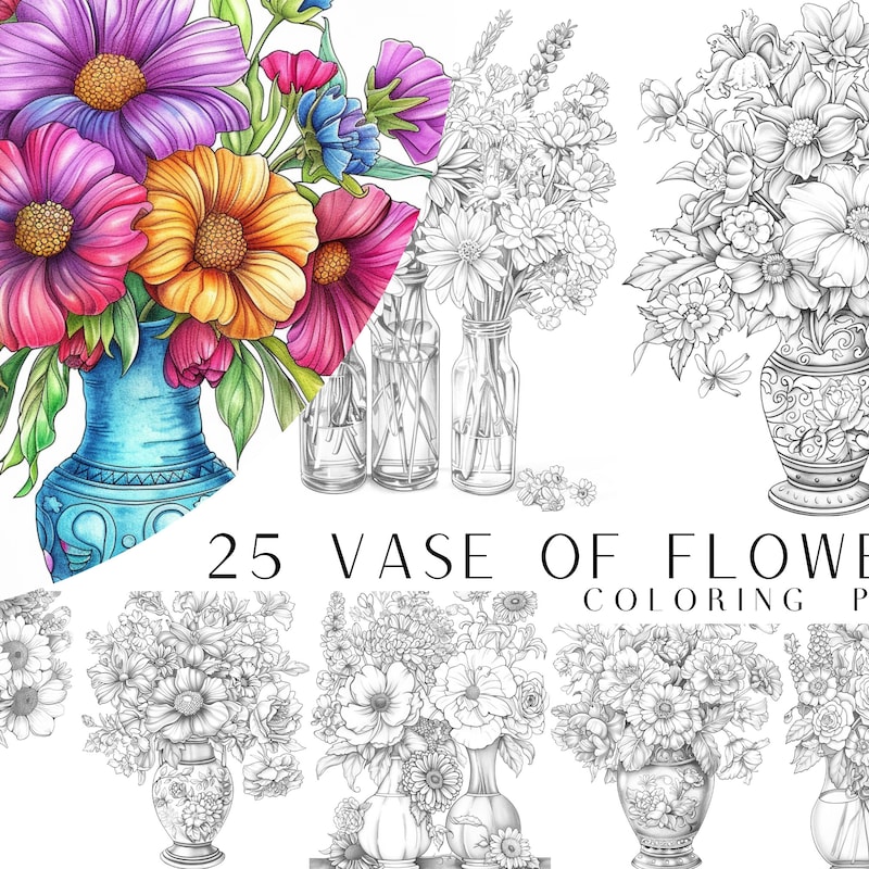 Book Vase Pdf - Etsy