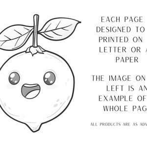 25 Cute Kawaii Fruit Coloring Pages - Adult and Kids Coloring Book ...