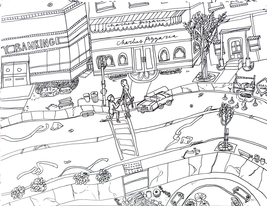 The Proposal- Coloring Page - Etsy