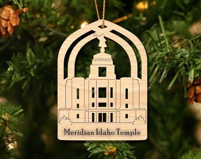 Boise Idaho Temple Christmas Tree Ornament Church of Jesus Christ of ...