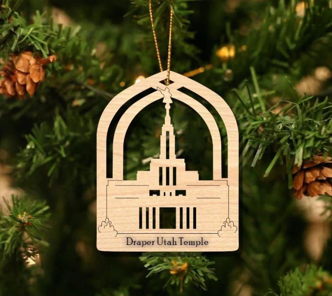 Draper Utah Temple Ornament, LDS Temple, Latter Day Saints, Idaho ...